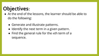 Patterns & Arithmetic Sequences.pptx