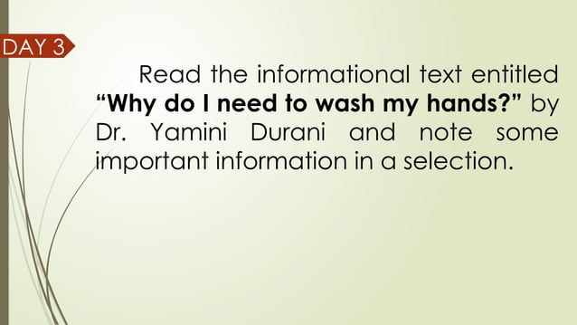 QUARTER ONE WEEK TWO ENGLISH 4 POWER POINT PRESENTATION | PPTX