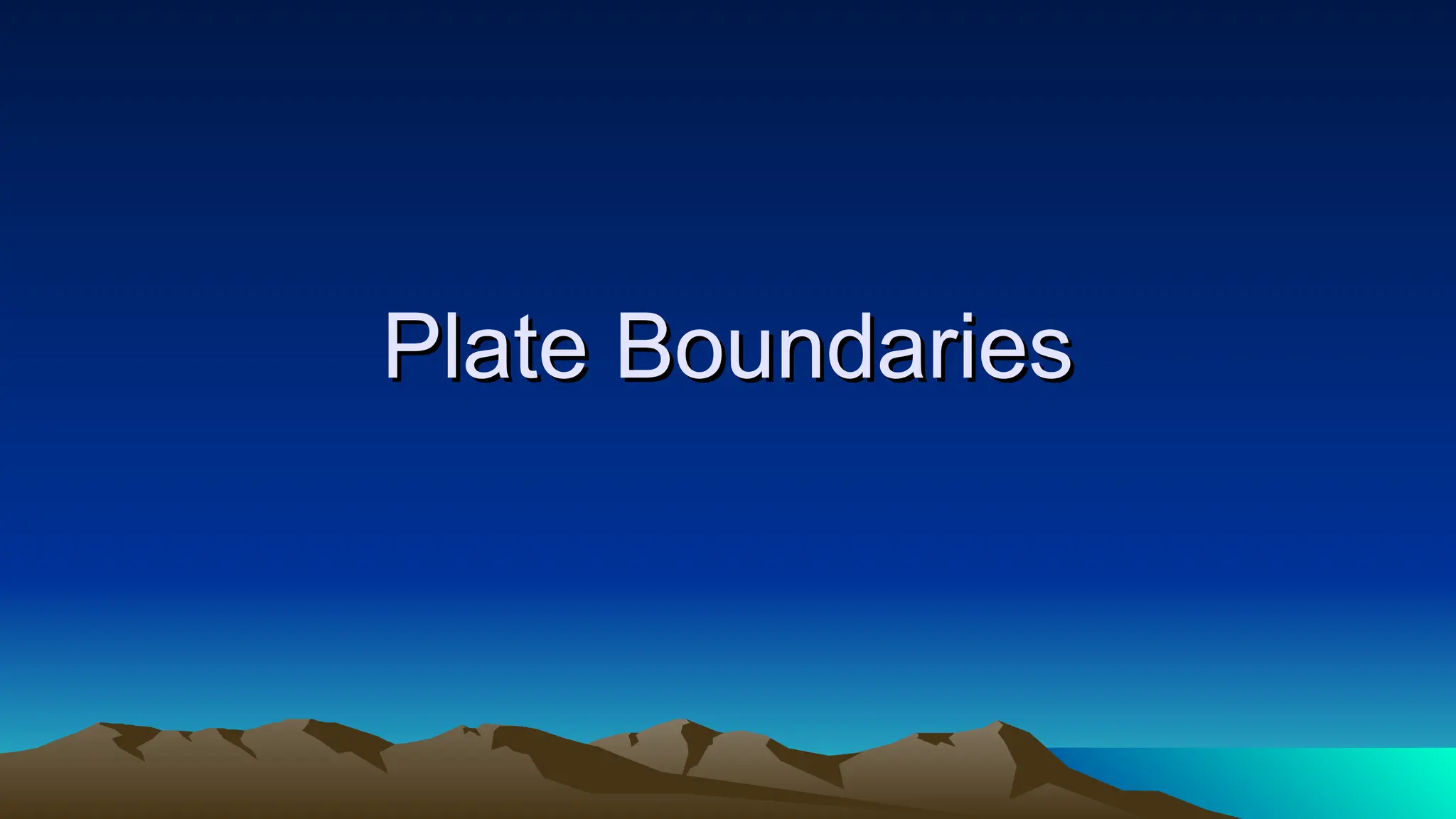 Q1W5 - SCIENCE 10 - TYPES OF PLATE BOUNDARIS.ppt