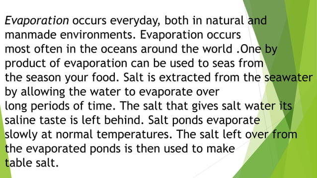 Q1 W7 EVAPORATION.pptx | Chemistry | Science