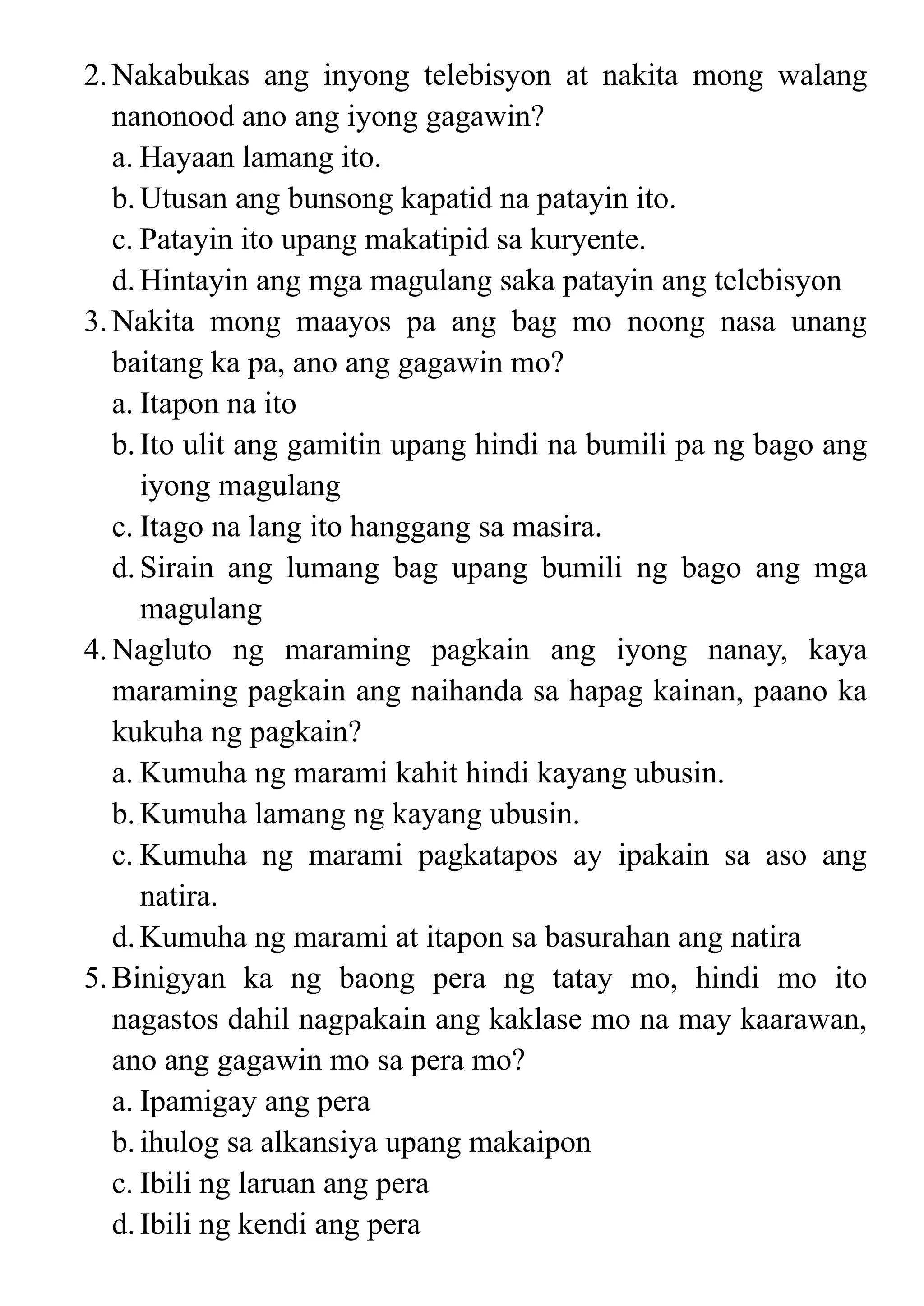 learning Activity Sheet for grade 2 q1 w7 | DOCX