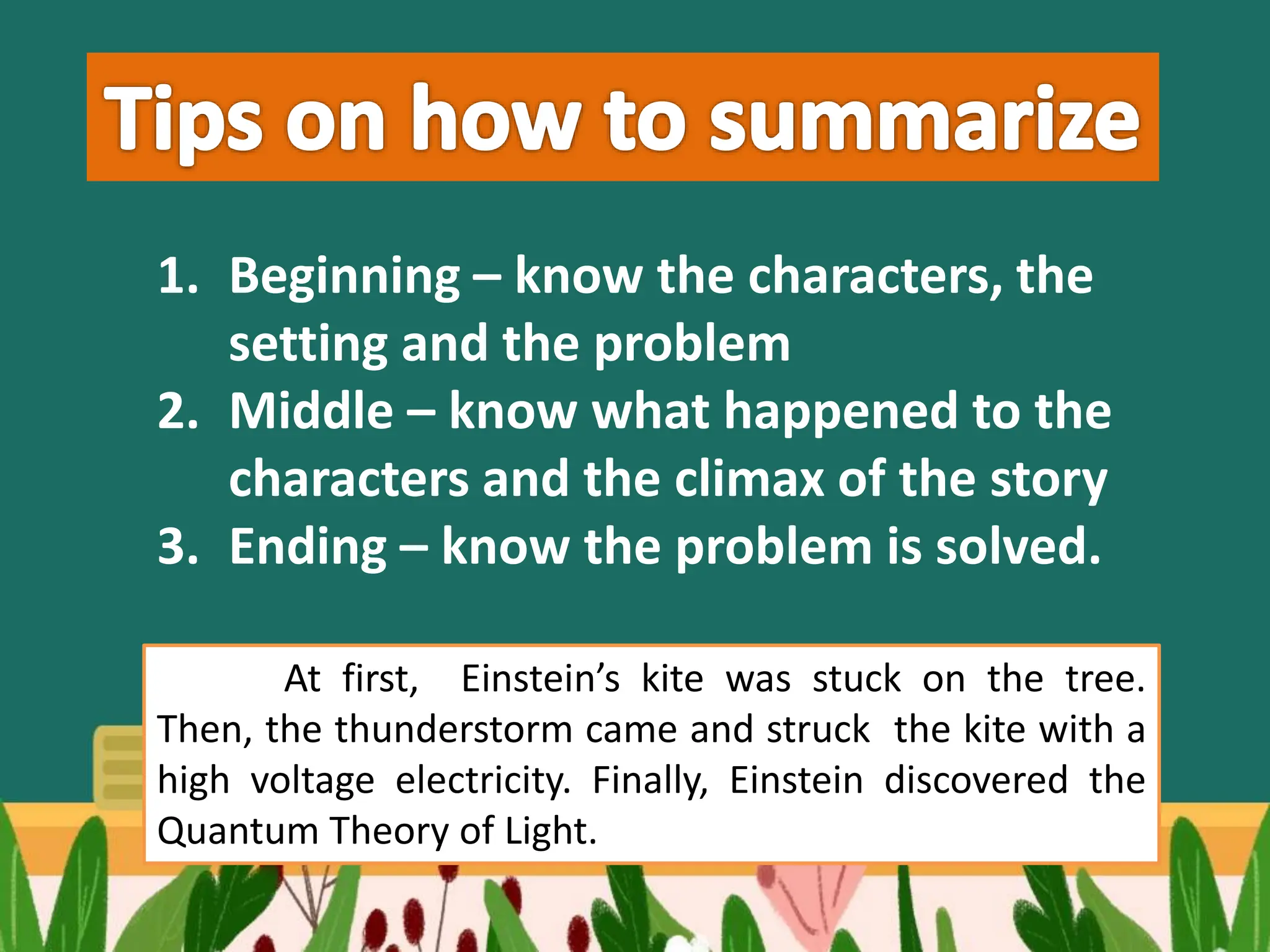 Summarizing and Restating Information Shared by Others | PPTX