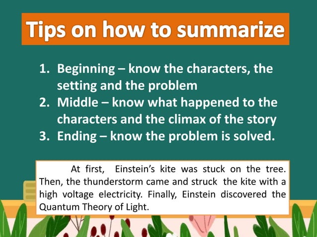 Summarizing and Restating Information Shared by Others | PPTX