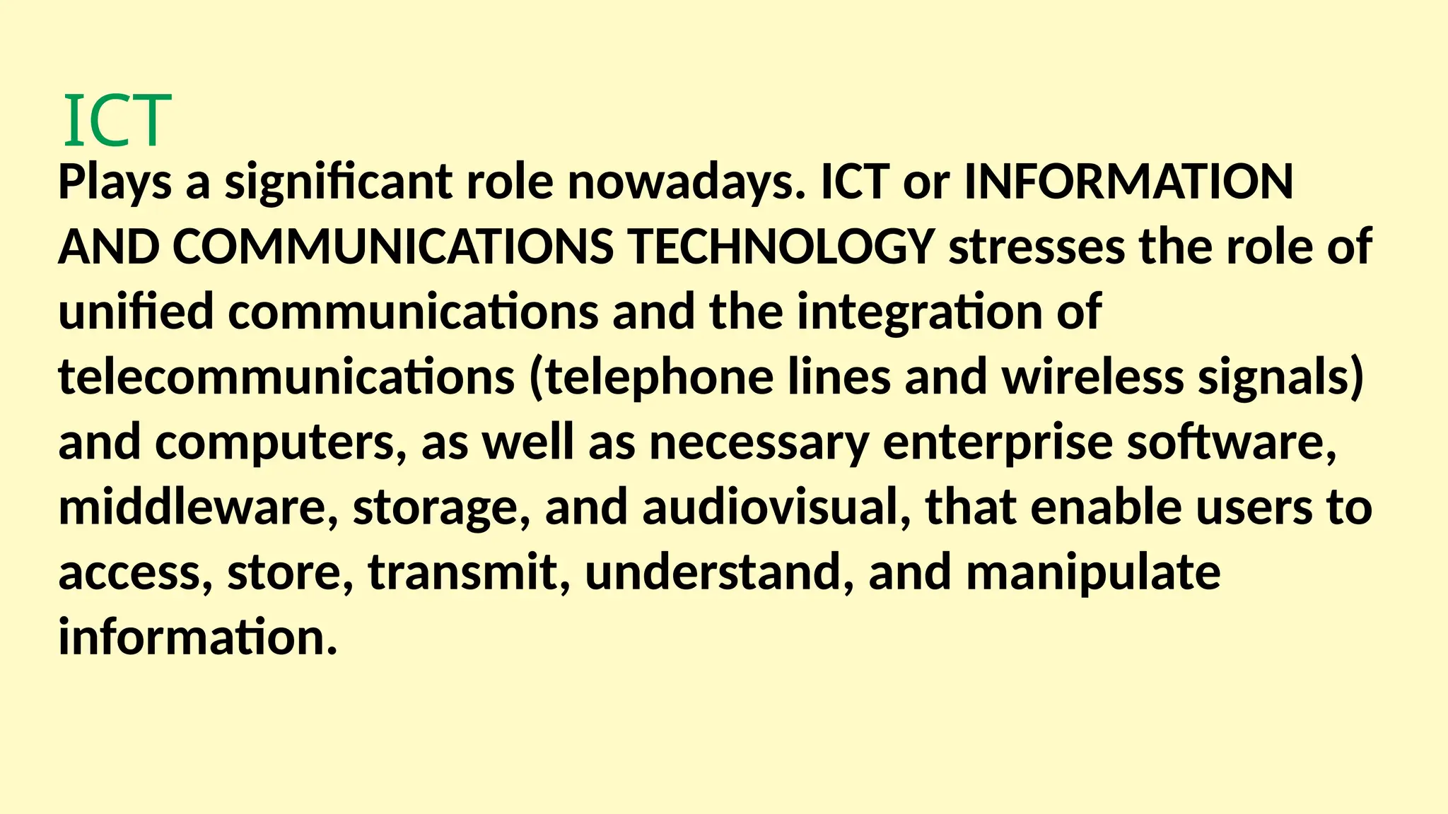 TLE 7 - SECTORS AND CAREER BUSINESS OPPORTUNITIES IN ICT | PPTX