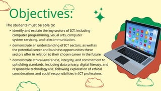 TLE 7 - SECTORS AND CAREER BUSINESS OPPORTUNITIES IN ICT | PPTX