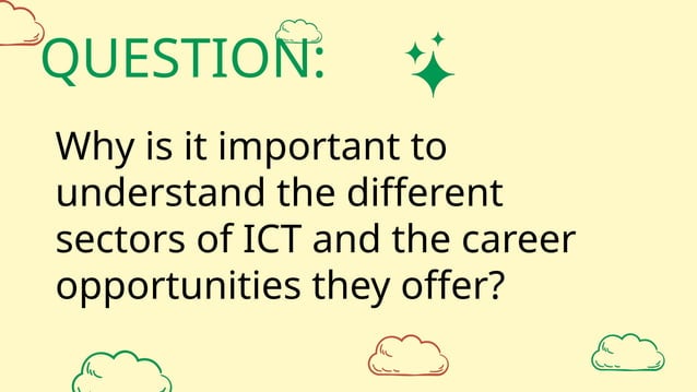 TLE 7 - SECTORS AND CAREER BUSINESS OPPORTUNITIES IN ICT | PPTX ...