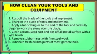 AGRI.FISHERY ARTS _USE FARM TOOLS AND EQUIPMENT | PPTX