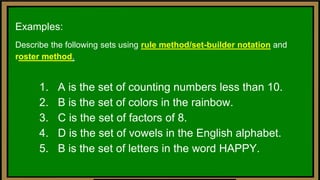 Q1 Week 1 Lesson -Concepts of Sets and Operation on Sets.pptx