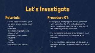 Q1 Week 2 Science 7 Kinetic Molecular Theory, Elements and Compounds | PPTX