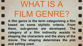 Film Genres.pptx | Science Fiction | Genres
