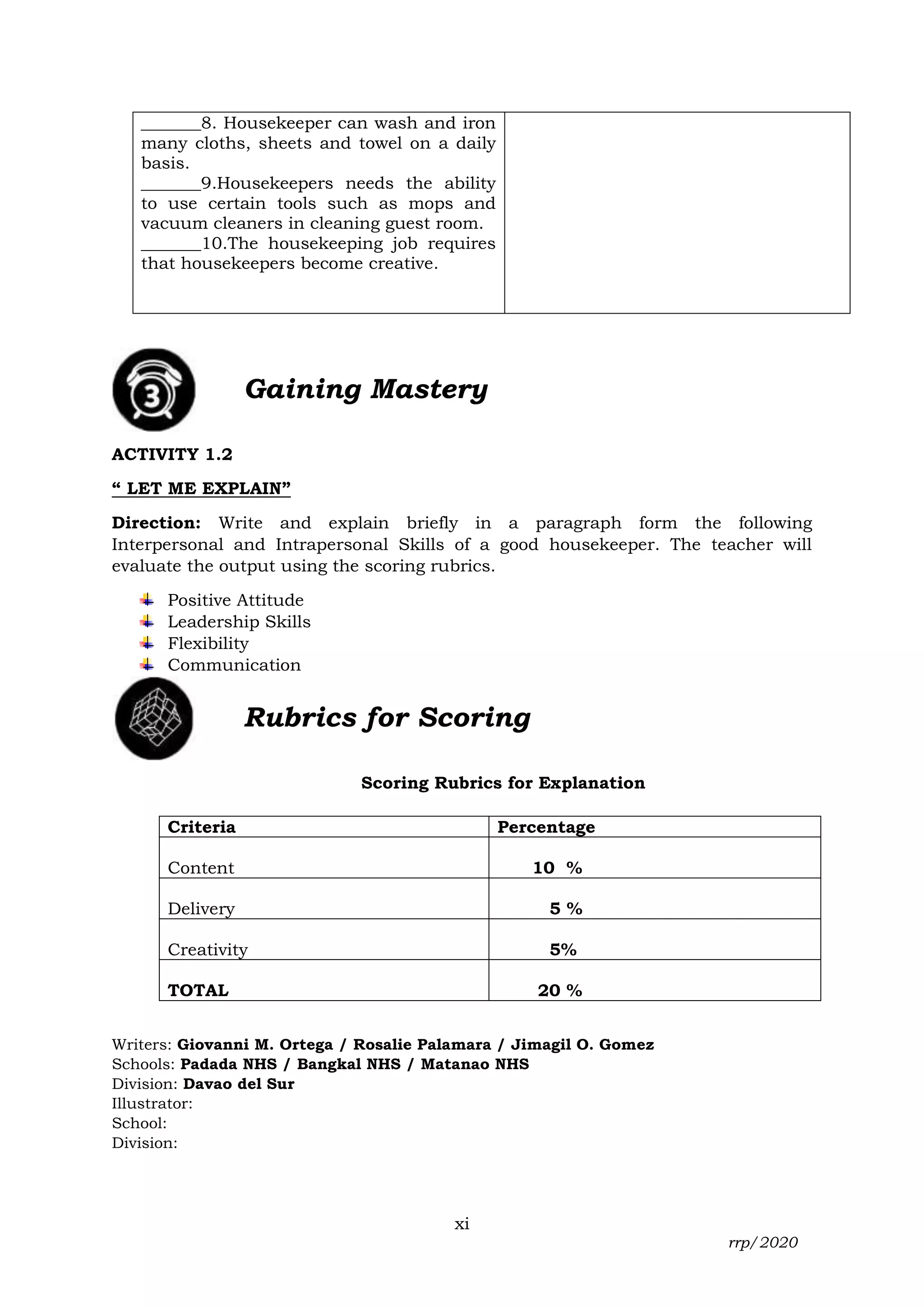 Q1 Wk 1 Activity Sheets - Housekeeping.docx