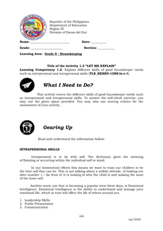 Q1 Wk 1 Activity Sheets - Housekeeping.docx