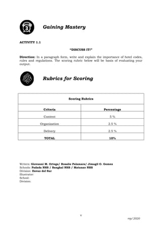 Q1 Wk 1 Activity Sheets - Housekeeping.docx