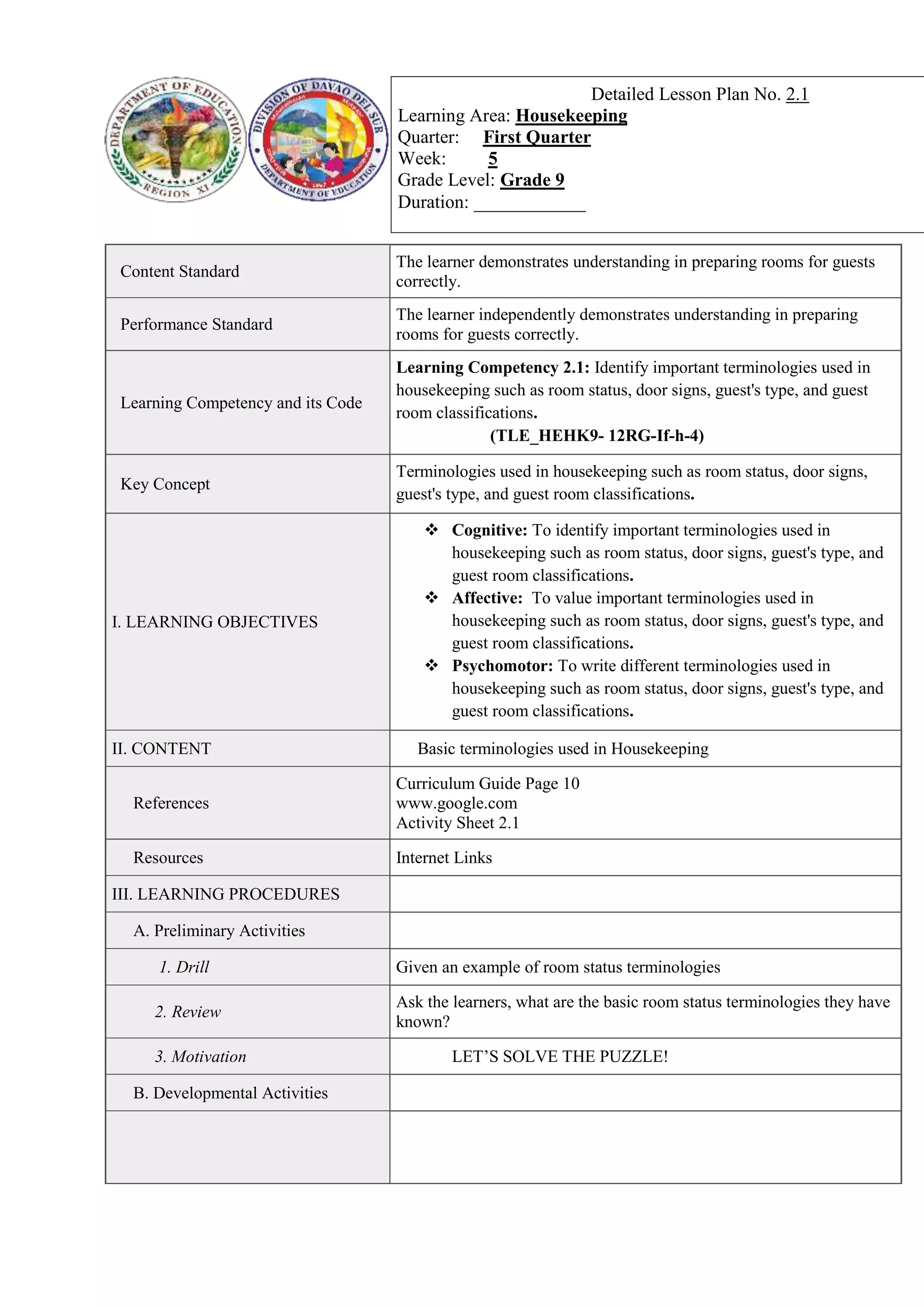 Q1 Wk5 DLP- Housekeeping.docx