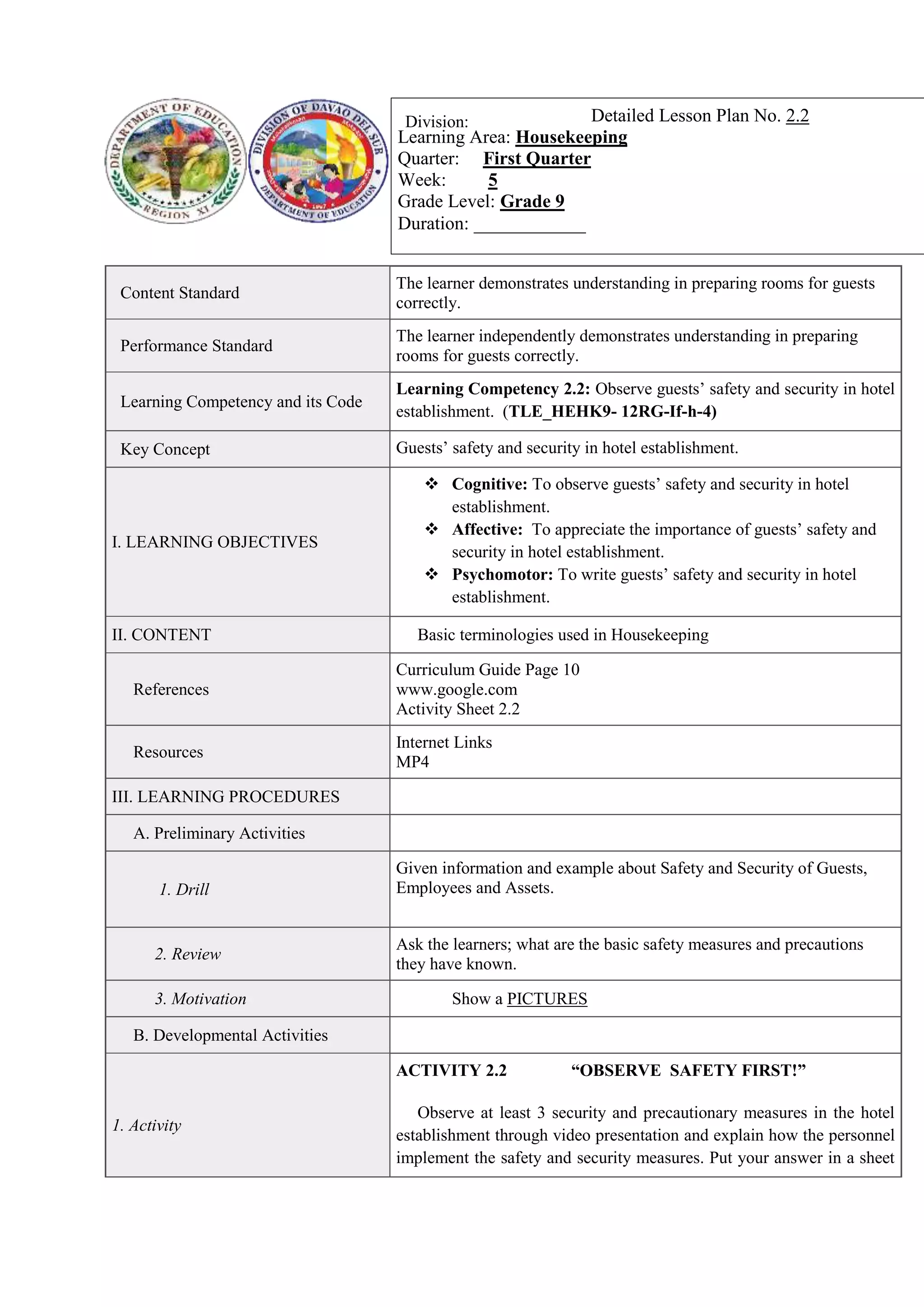 Q1 Wk5 DLP- Housekeeping.docx