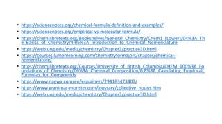 Q1_WK5_L7_Molecular and Empirical Formula.pptx | Chemistry | Science
