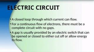 Quarter 1 Week 6 Circuit-Current-Voltage-Resistance | PPTX