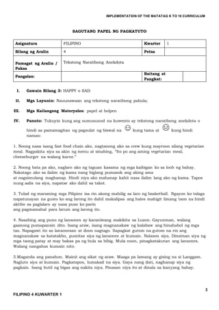 Q1_WS_Filipino 4_Lesson 4_Week 4.pdf2023 | PDF