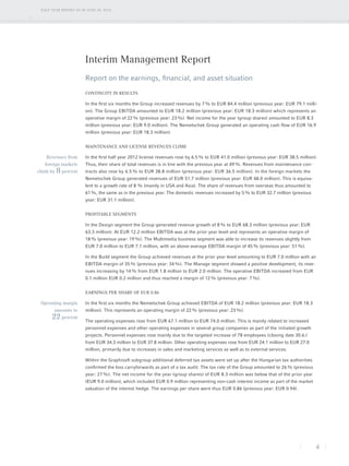 Half Year Report 2012 of Nemetschek AG | PDF