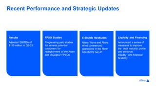 Altera Infrastructure ER Presentation Q2 21 | PDF