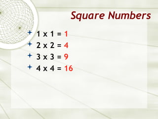 Q2.W1.Determine the square roots of perfect squares and the cube roots ...