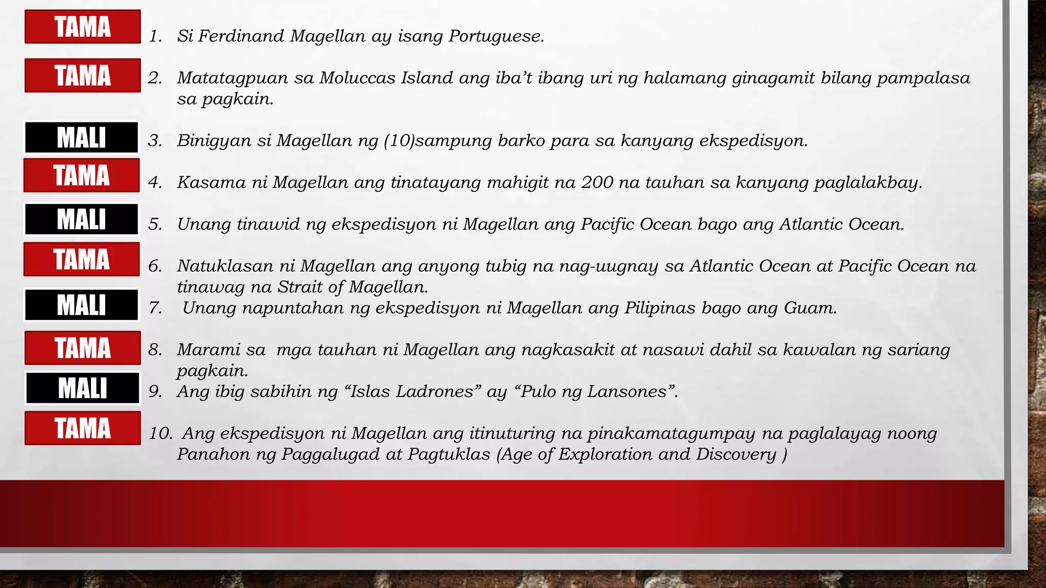 Expedisyon Ni Magellan Ppt