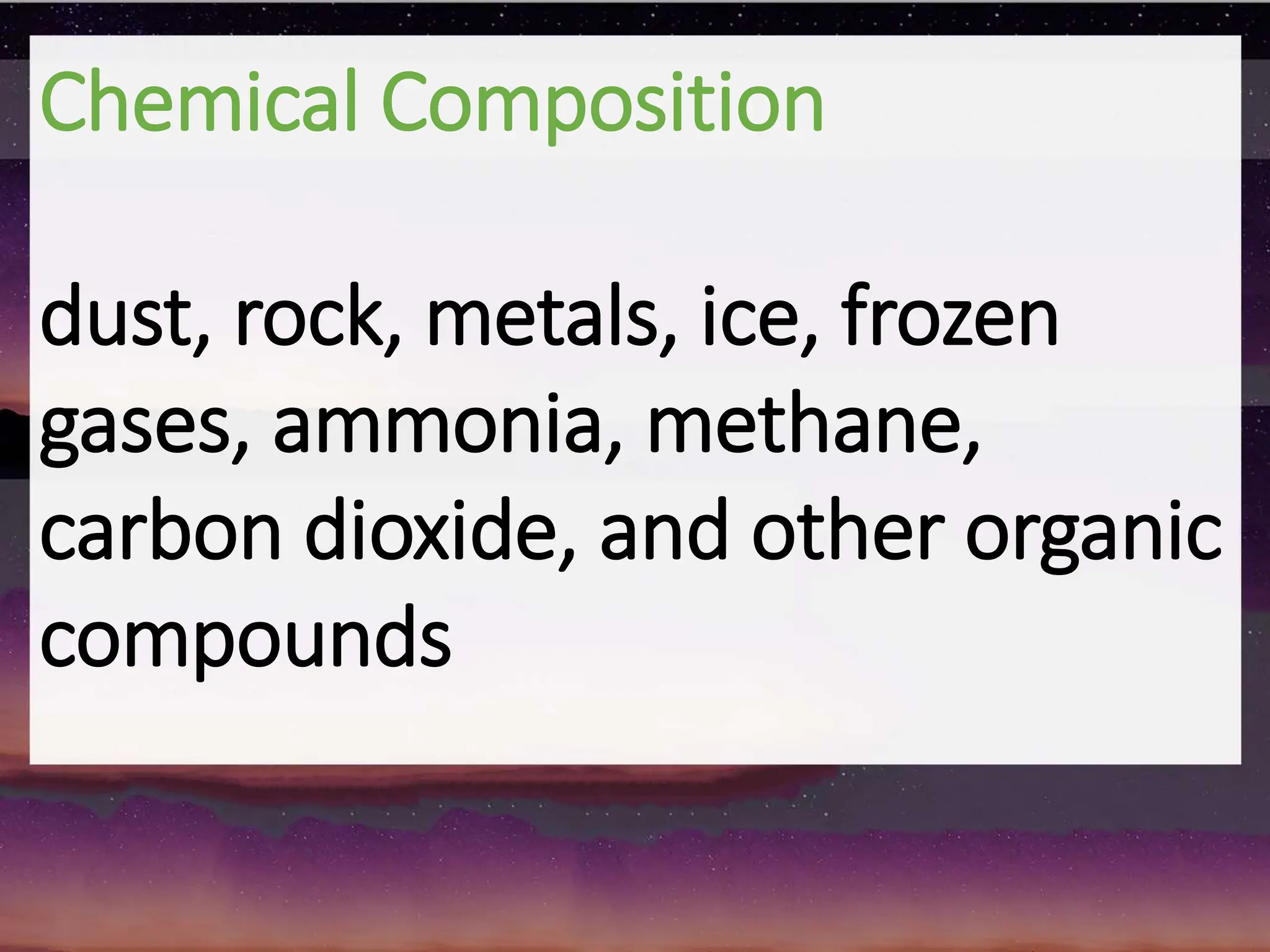 q2-comets-CO.ppt second quarter science 8 | PPT