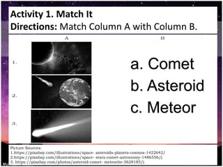 q2-comets-CO.ppt second quarter science 8 | PPT