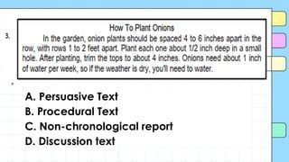 Identifying the purpose, key structure and language features | PPTX