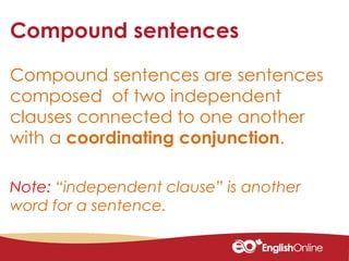 Q2-GR7compoundsentences powerpoint presentation | PPT