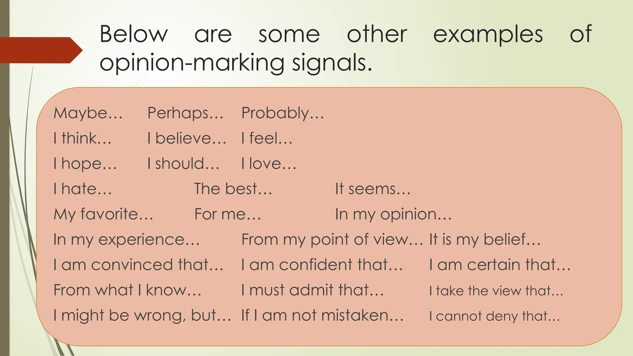 ENGLISH 8 Q2-L2-Opinion Marking Signals.pptx