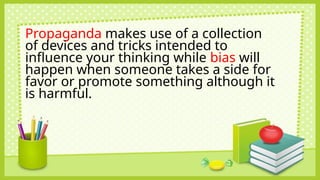 Q2- L4 RECOGNIZING PROPAGANDA DEVICES.pptx