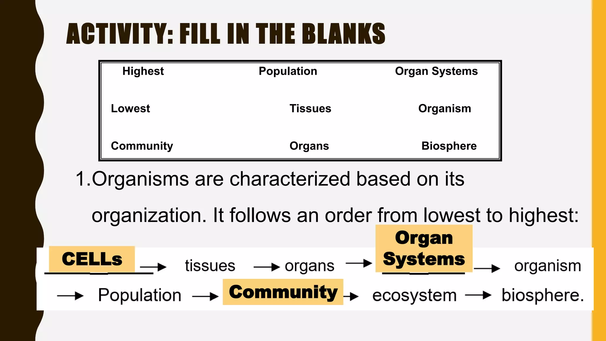 Q2 l6-levels of biological organization | PPTX