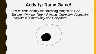 Q2 l6-levels of biological organization | PPTX