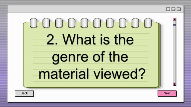Q2-Lesson 2-Genres of Viewing Materials.pptx | Factual | Genres