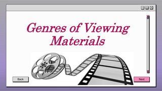 Q2-Lesson 2-Genres of Viewing Materials.pptx