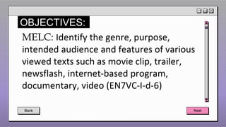 Q2-Lesson 2-Genres of Viewing Materials.pptx