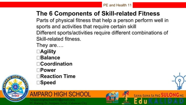 Q2-Lesson2 PE 11.pptx | Fitness and Exercise | Healthy Living
