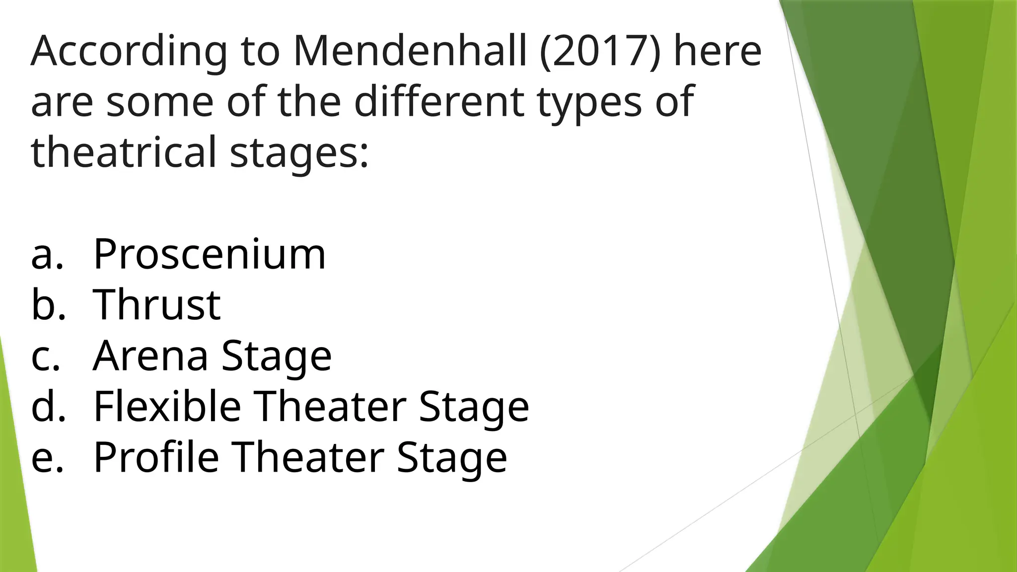 Exploring Different Staging Modalities Vis-À-Vis Envisioning the Script ...
