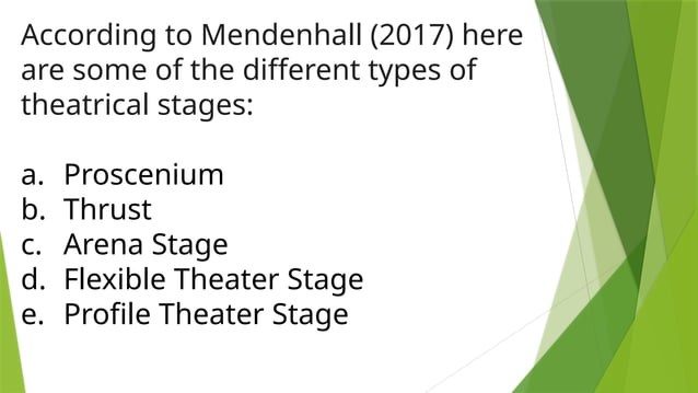 Exploring Different Staging Modalities Vis-À-Vis Envisioning the Script ...