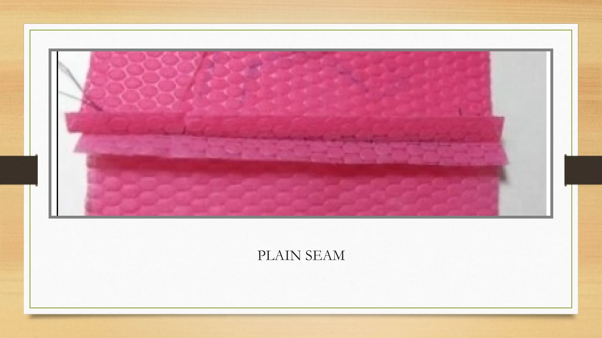 kinds of seams QUARTER 1 TLE9 DRESSMAKING | PPTX