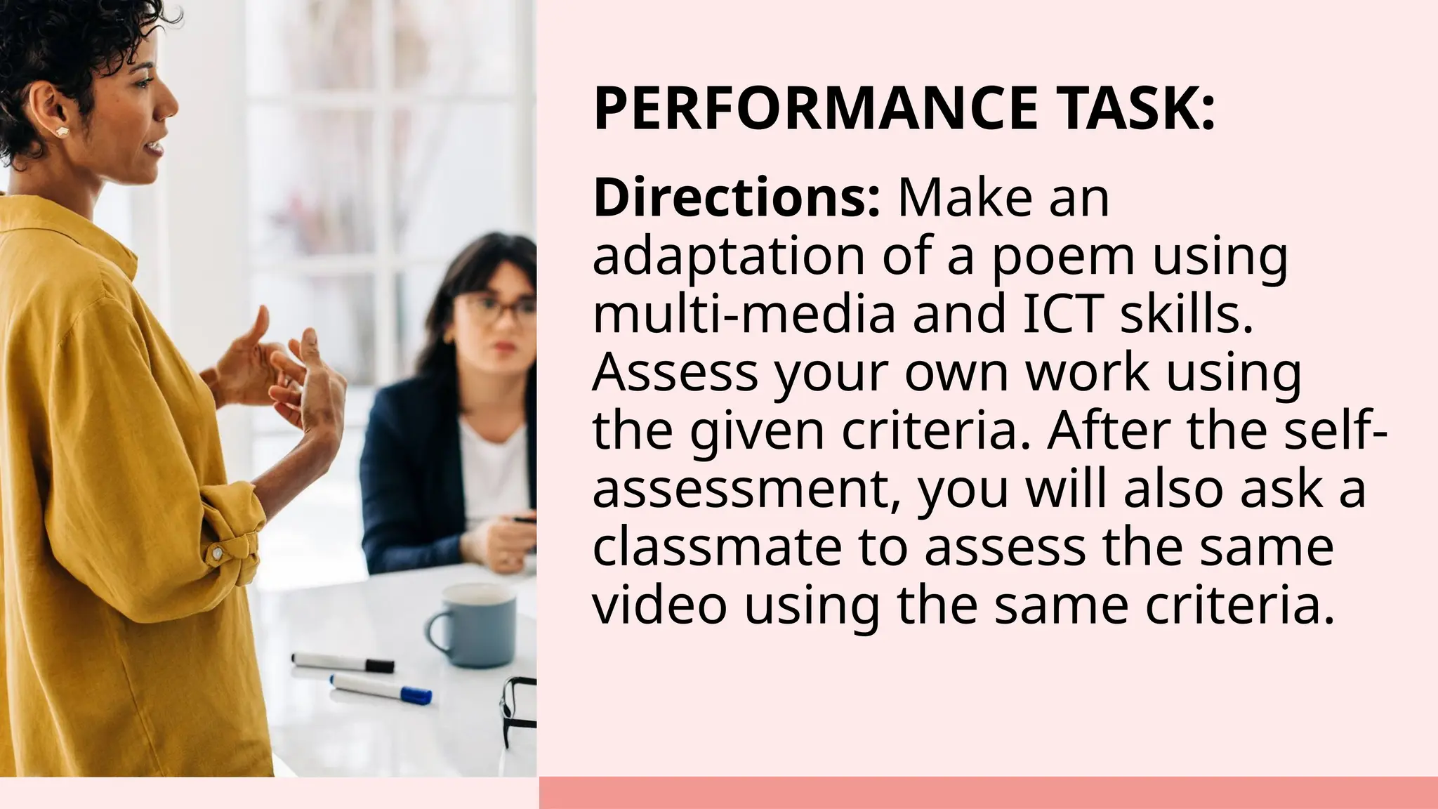 Q2 - M4 - Self and Peer Assessment of Creative Adaptation of a Literary Text.pptx
