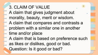 Q2-M5-Claims of Fact, Value and Policy.pptx