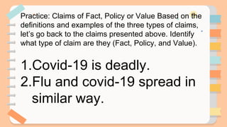 Q2-M5-Claims of Fact, Value and Policy.pptx