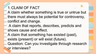 Q2-M5-Claims of Fact, Value and Policy.pptx
