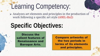 Q2-PPT-ARTS 9-Lesson 1 (Arts of Renaissance and Baroque).pptx | Design ...