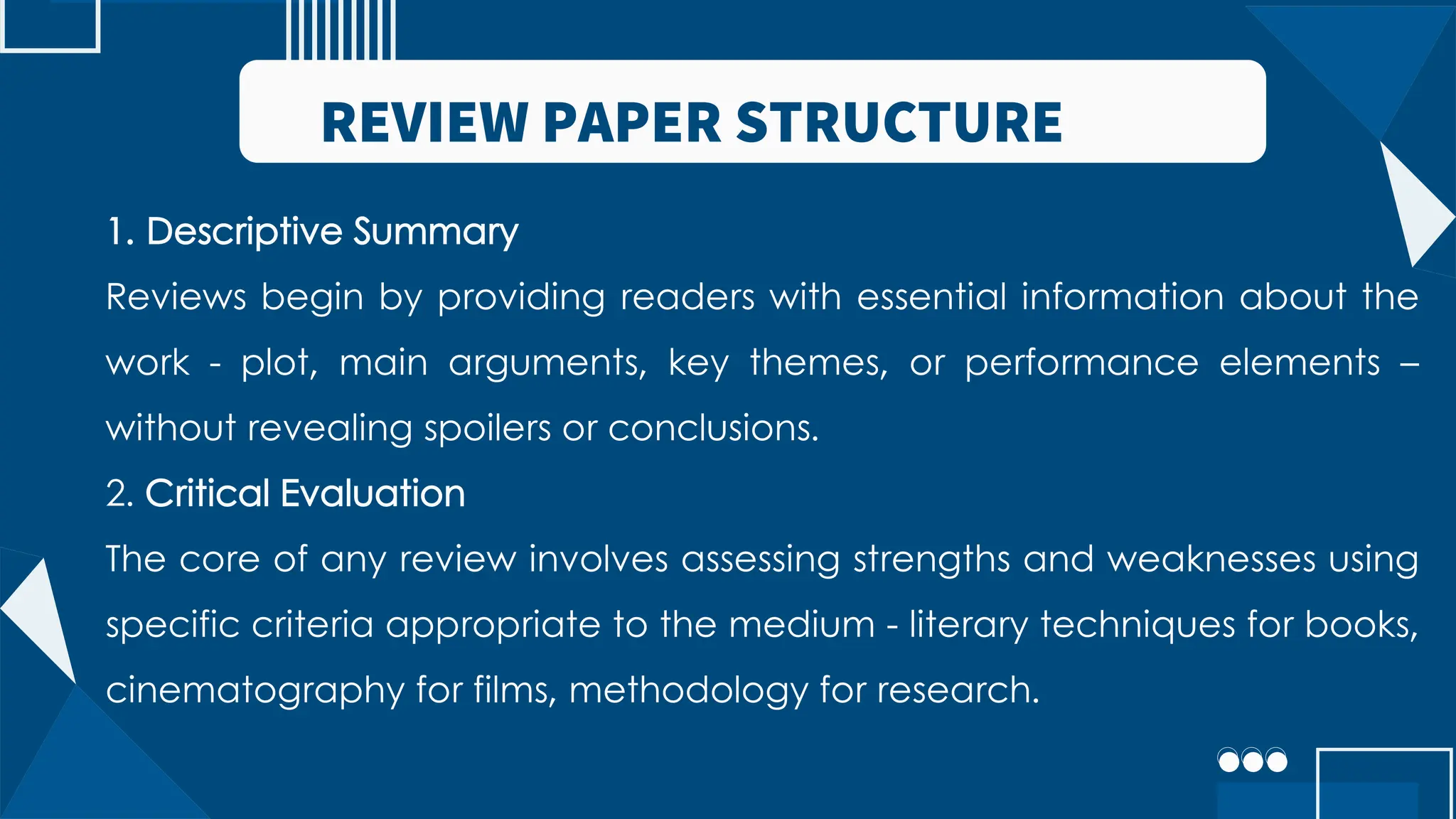 Grade 11 - UNIT 3: Review Paper Lessons | PDF