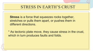 Science Eight Faults, And all about seismic waves | PPTX