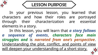 Q2-W2-PLOT ELEMENTS, CONFLICT, POINT OF VIEW, TONE, MOOD.pptx