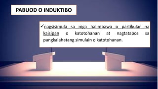 Ang ibat ibang pamamaraan ng Pagpapahayag | PPTX